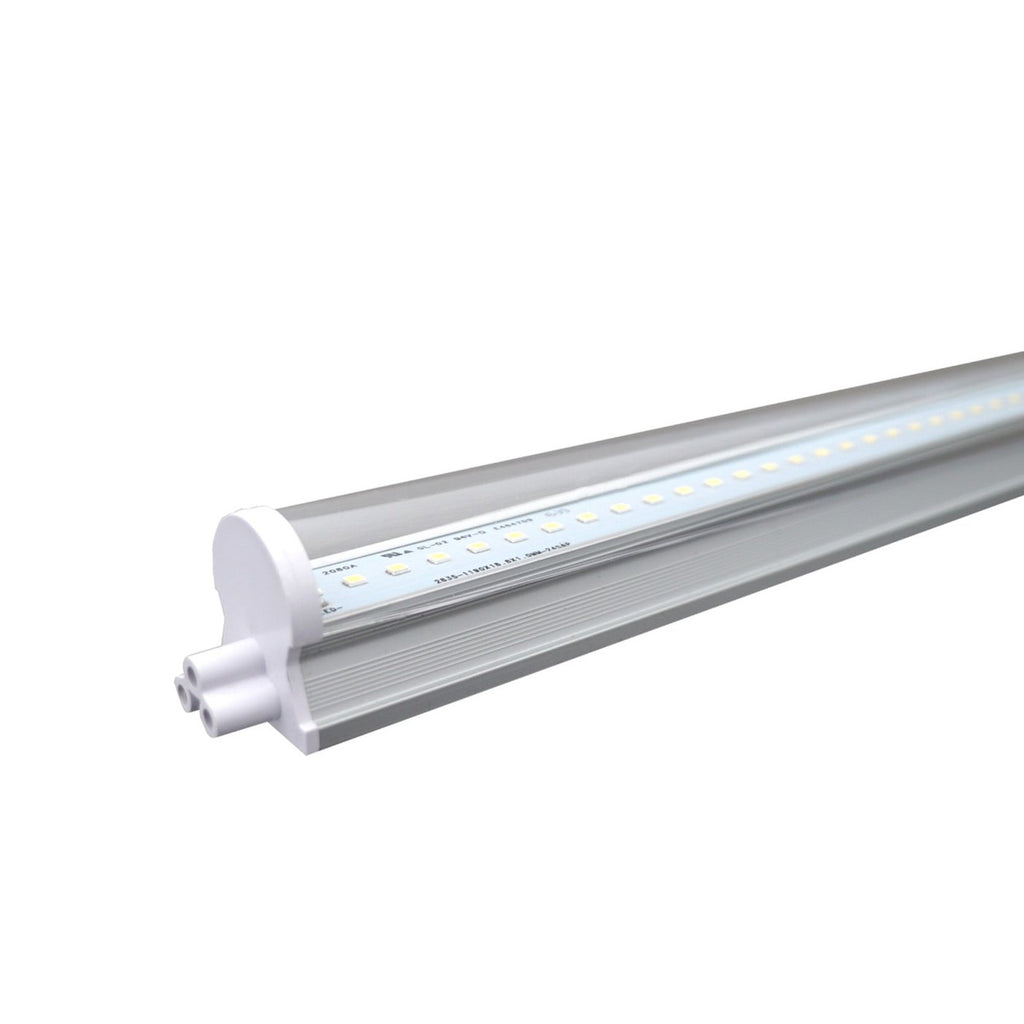 22W 4ft LED Integrated Tube, 6000K, (UL+DLC), 5 Year Warranty, 10 Pack ...