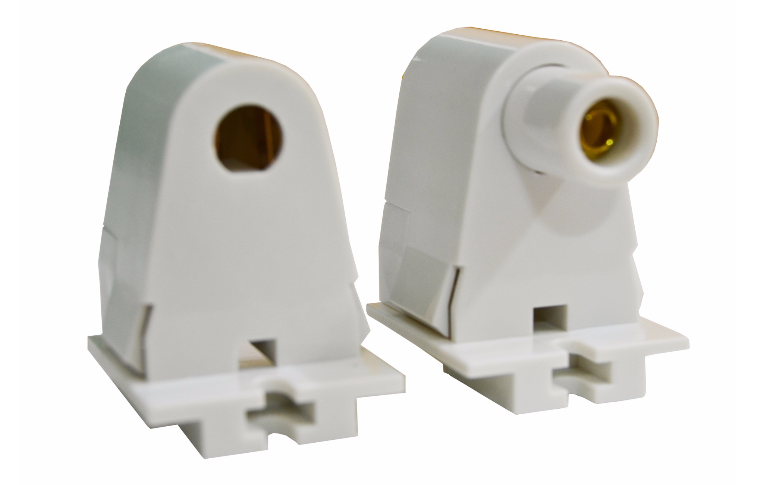 Pair of Tombstone Sockets For Fa8 8ft LED Tube Lights – Green Solar LED