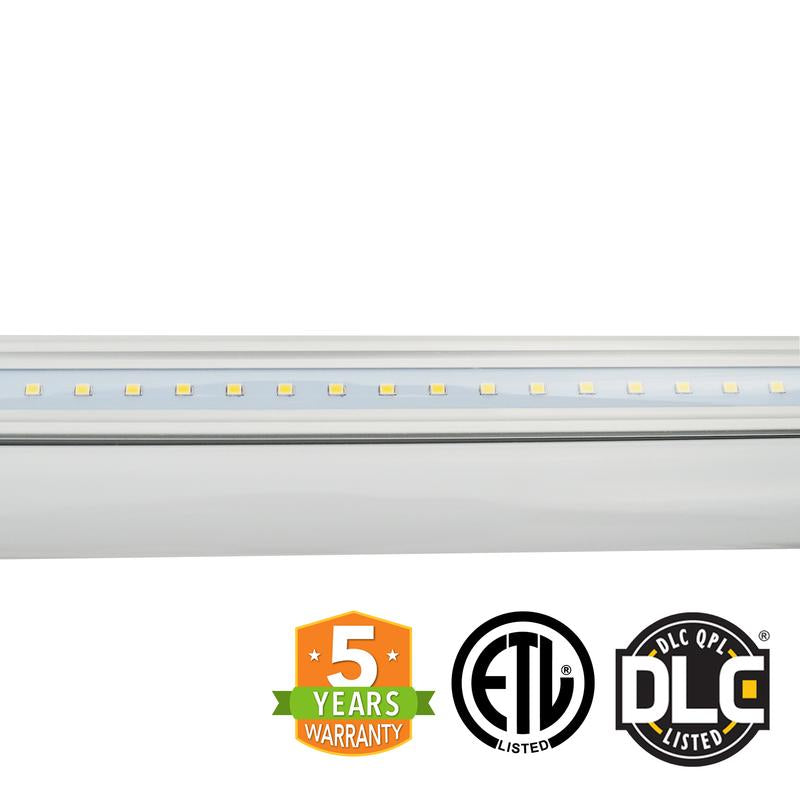 8ft 40W LED Linear Tube, Fa8 Socket, (ETL/DLC), 5 Year Warranty - 10 P ...